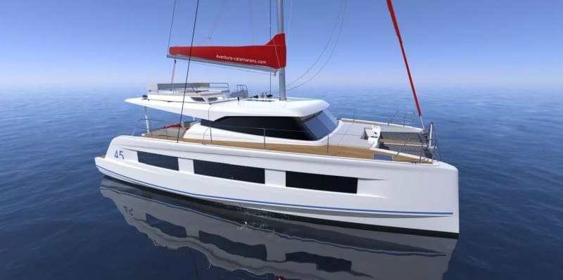 Aventura 45S Review - largest (44 ft) model in the shipyard family